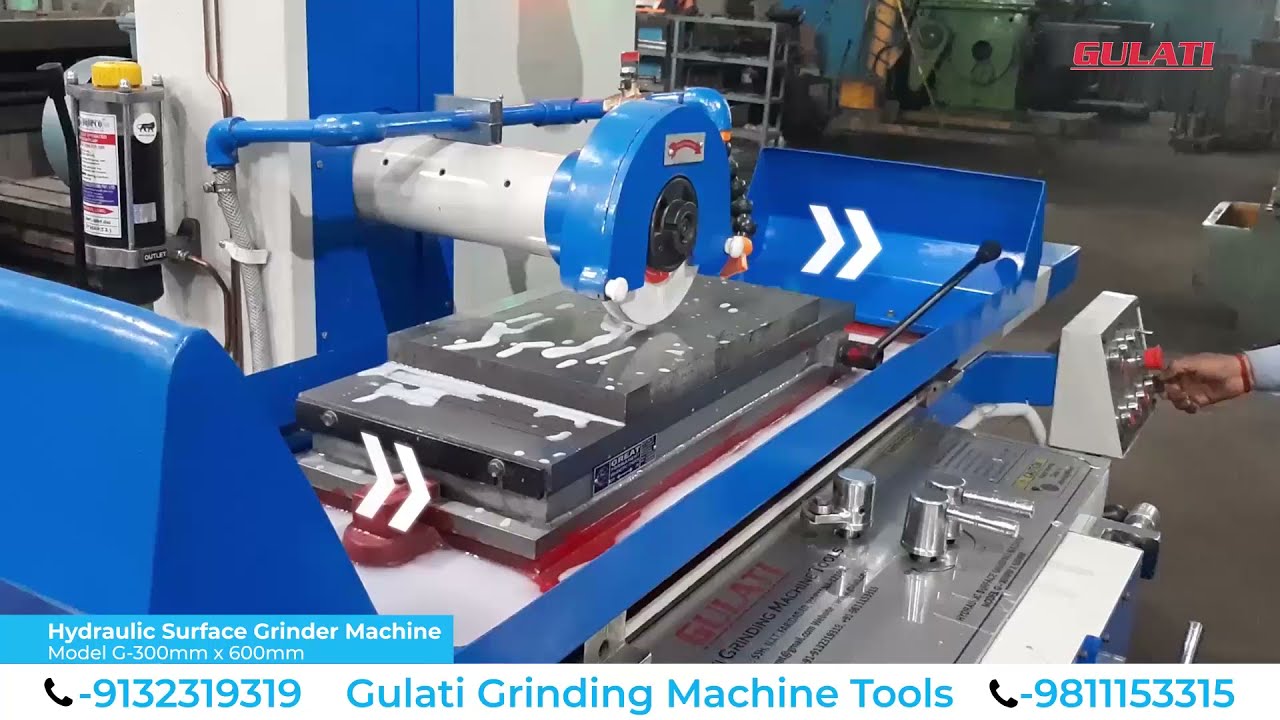 Hydraulic Surface Grinder G-300mm x600mm - YouTube