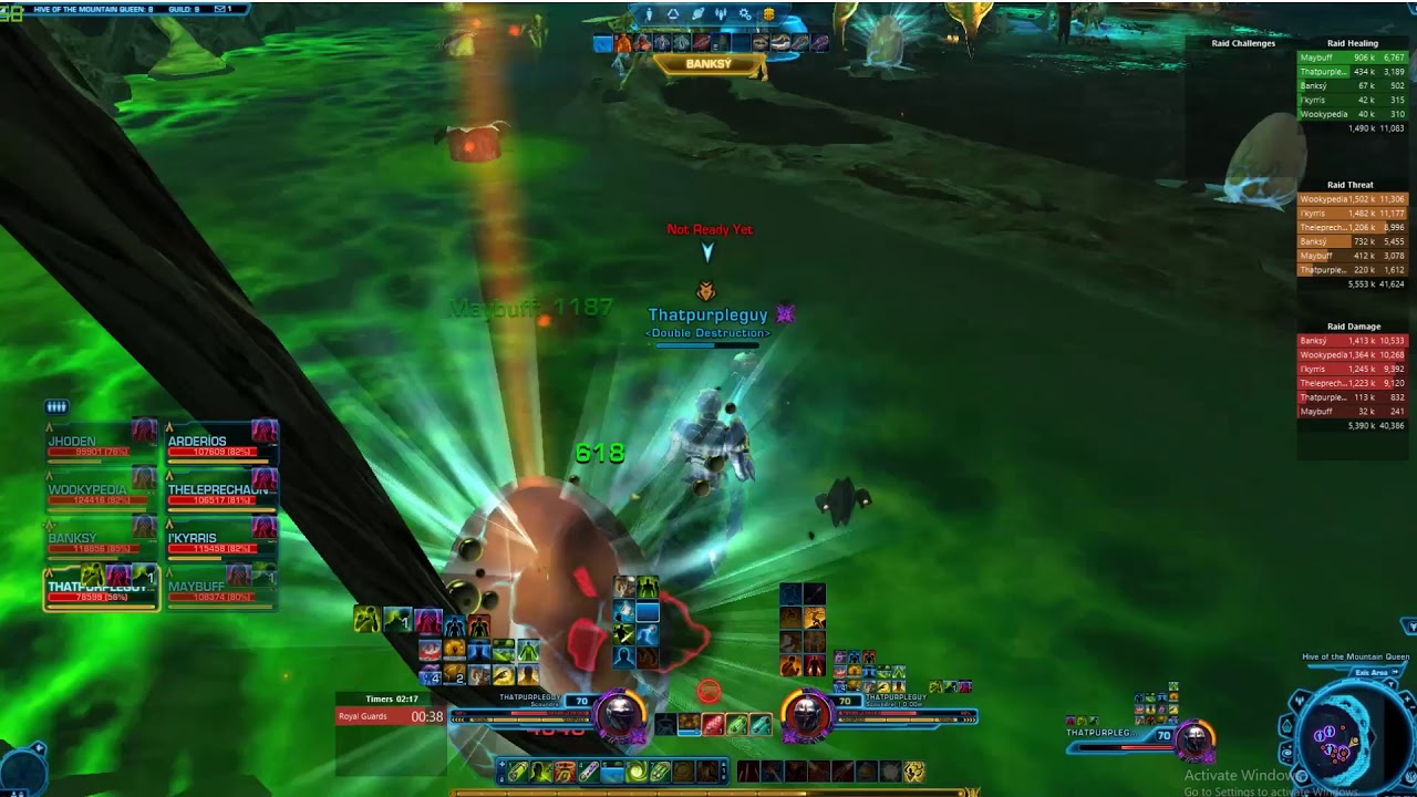 SWTOR - Mutated Geonosian Queen HM (5.10) - YouTube