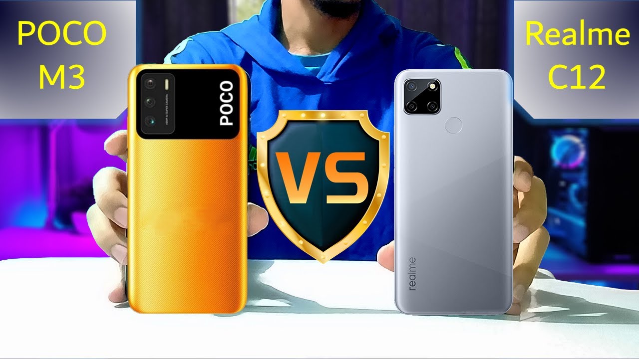 Poco M3 VS Realme C12 - YouTube