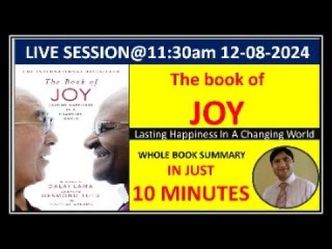 SUMMARY OF THE BOOK OF JOY BY DALAI LAMA #DALAILAMA #BOOKOFJOYSUMMARY # ...