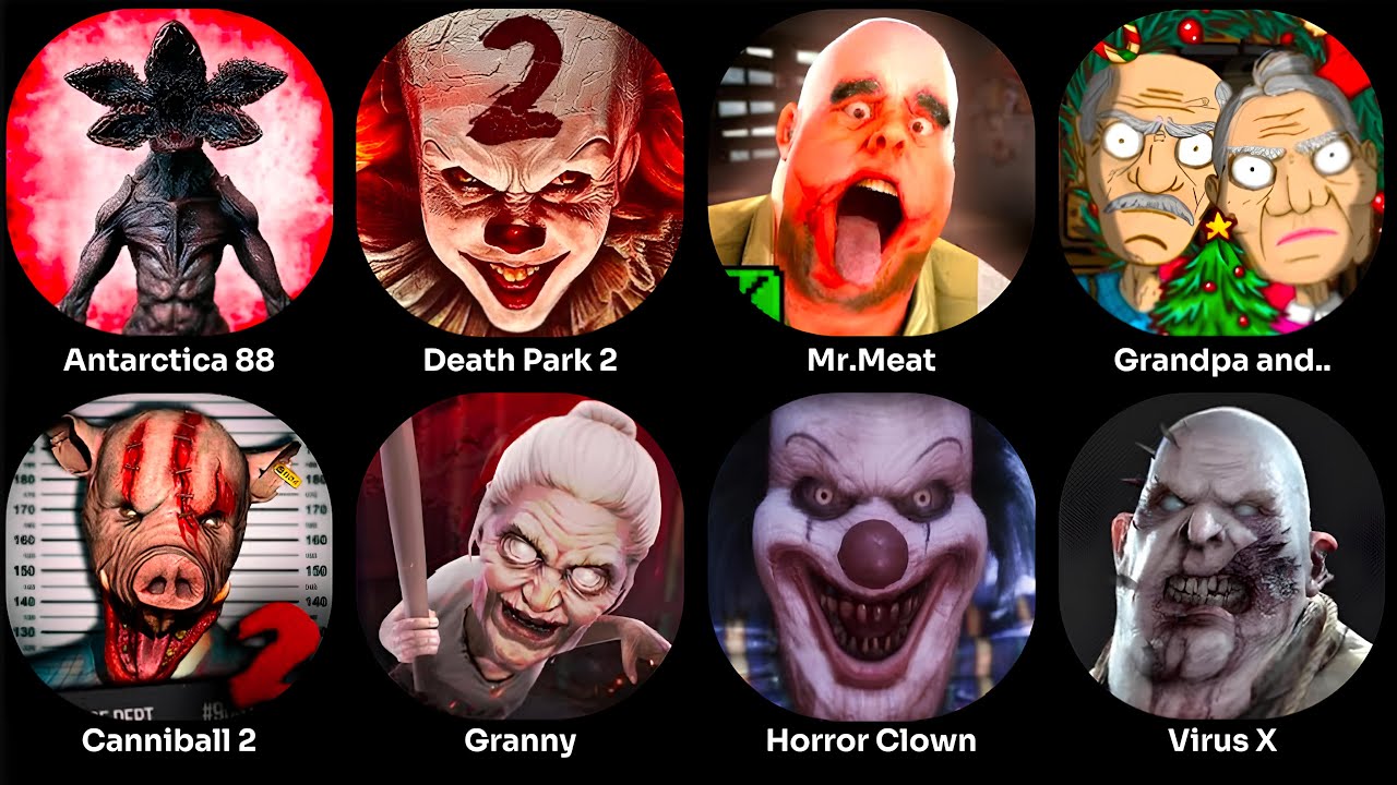 Cannibal 2,Mr.Meat,Horror Clown,Granny,Antarctica 88 #games #gaming # ...