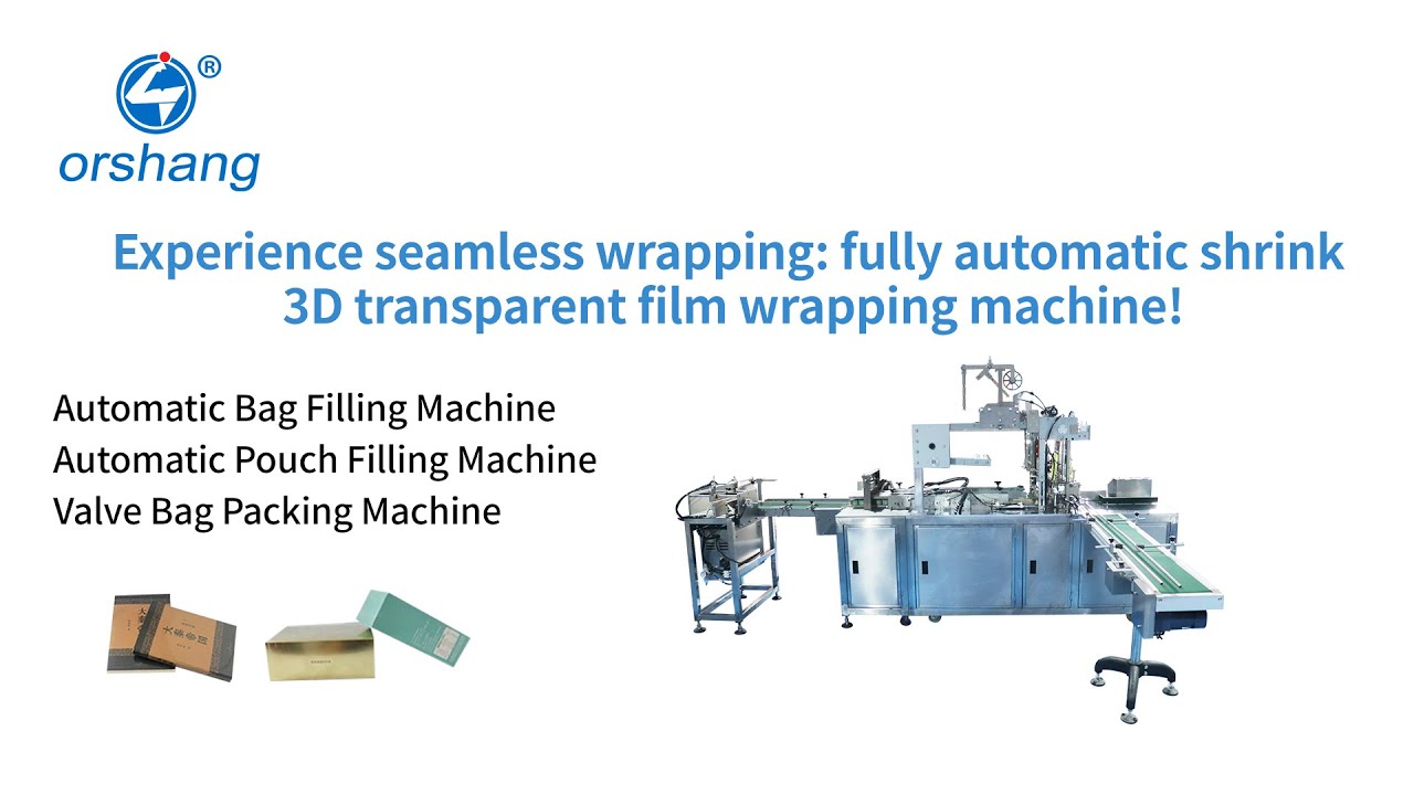 Experience seamless wrapping: fully automatic shrink 3D transparent ...
