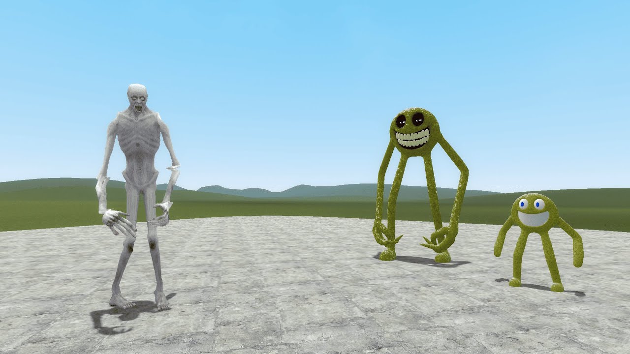 SCP-096 VS Roblox Innyume Smiley's Stylized in Garry's Mod! - YouTube