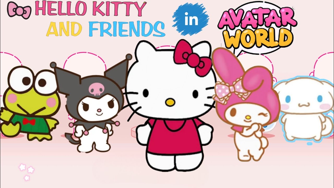 Hello Kitty and Friends😻 ️ in Avatar World🌏 #live #avatarworld # ...