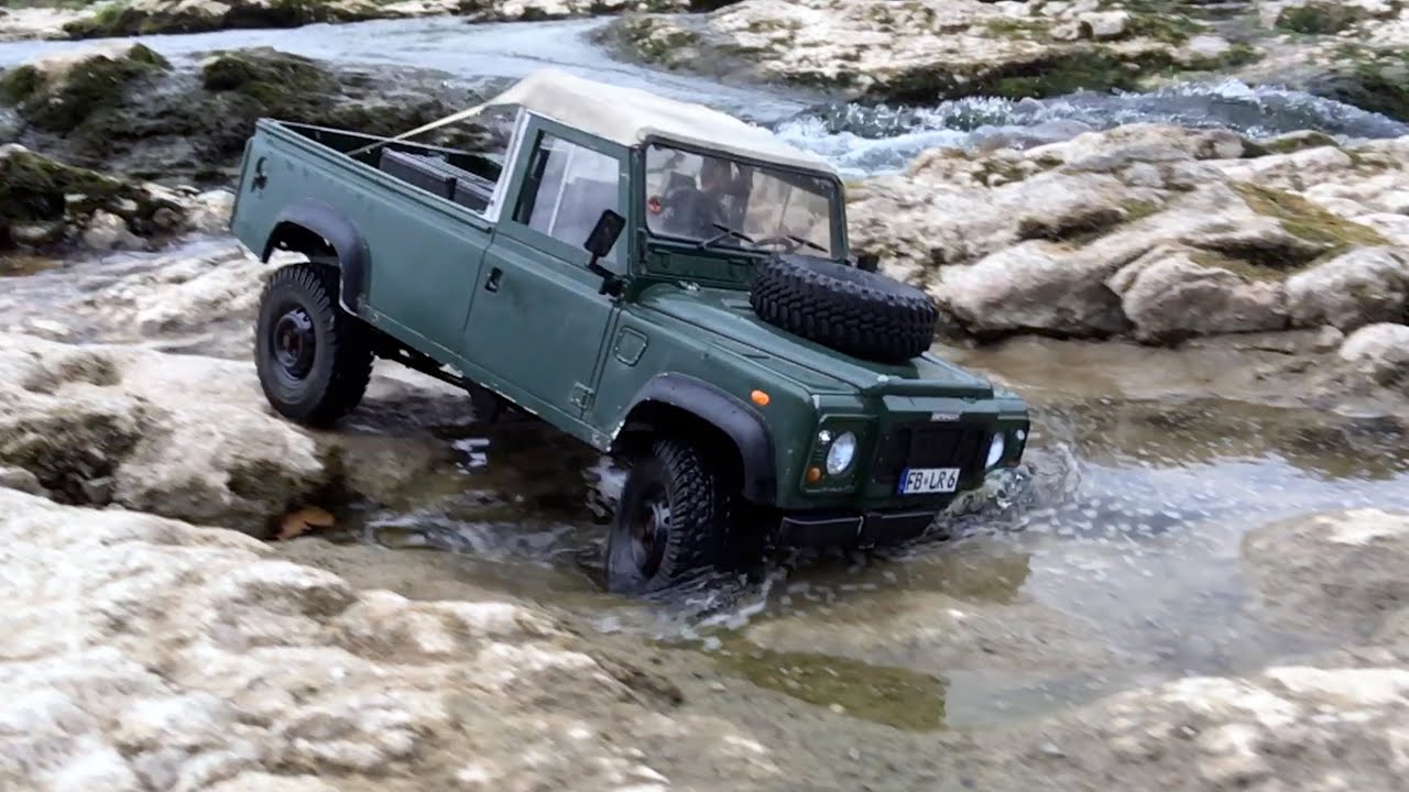 Land Rover Defender Pickup conversion 4WD RC Rheinschwellen, GERMANY ...