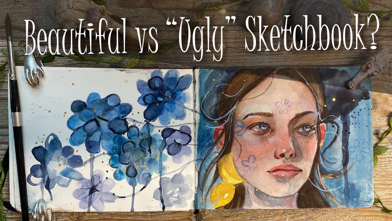 How to Overcome the Fear of Painting in your Watercolour Sketchbook ...