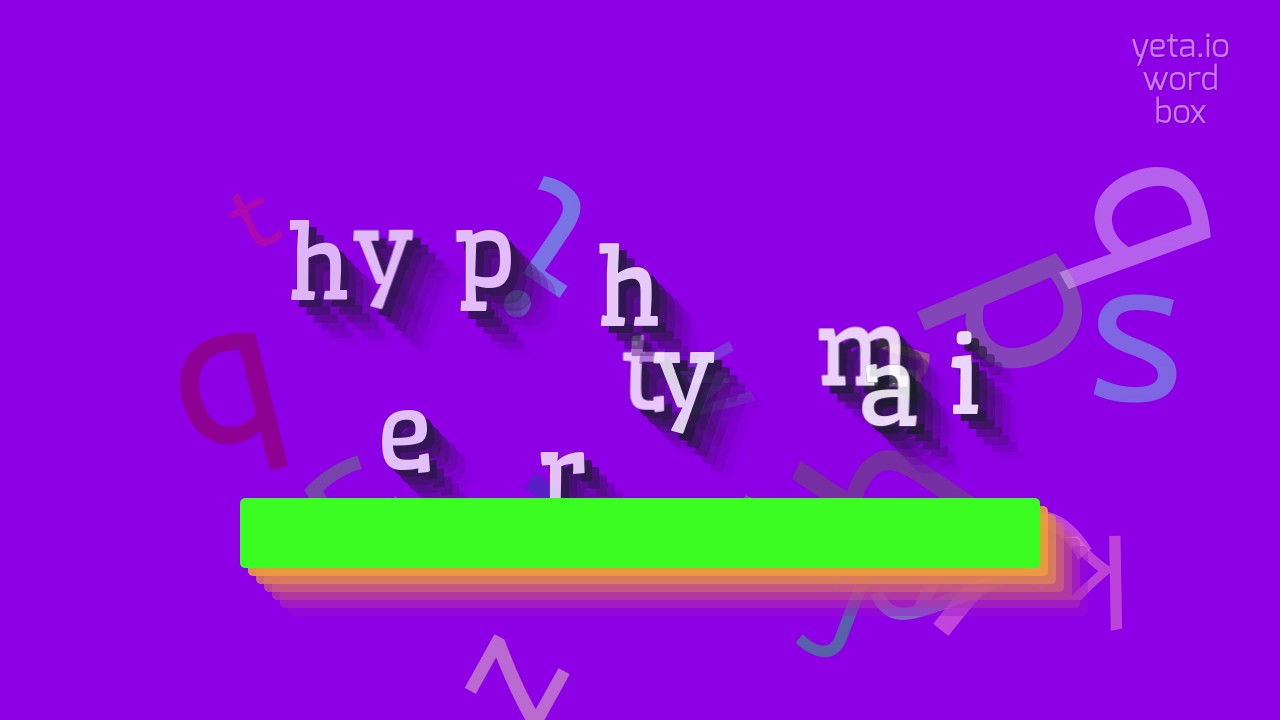 How to say "hyperthymia"! (High Quality Voices) - YouTube