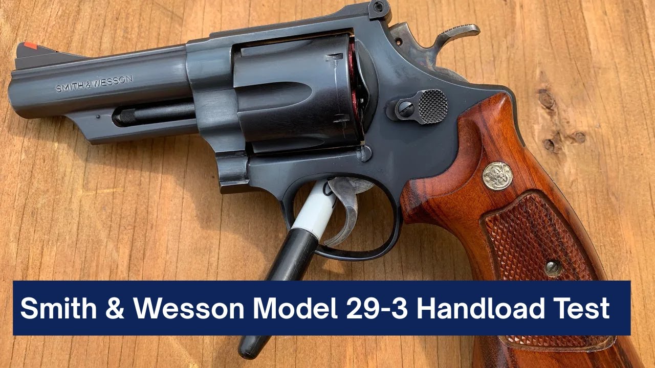 Smith & Wesson Model 29-3 Handload Test |.44 Magnum vs Sheetrock ...
