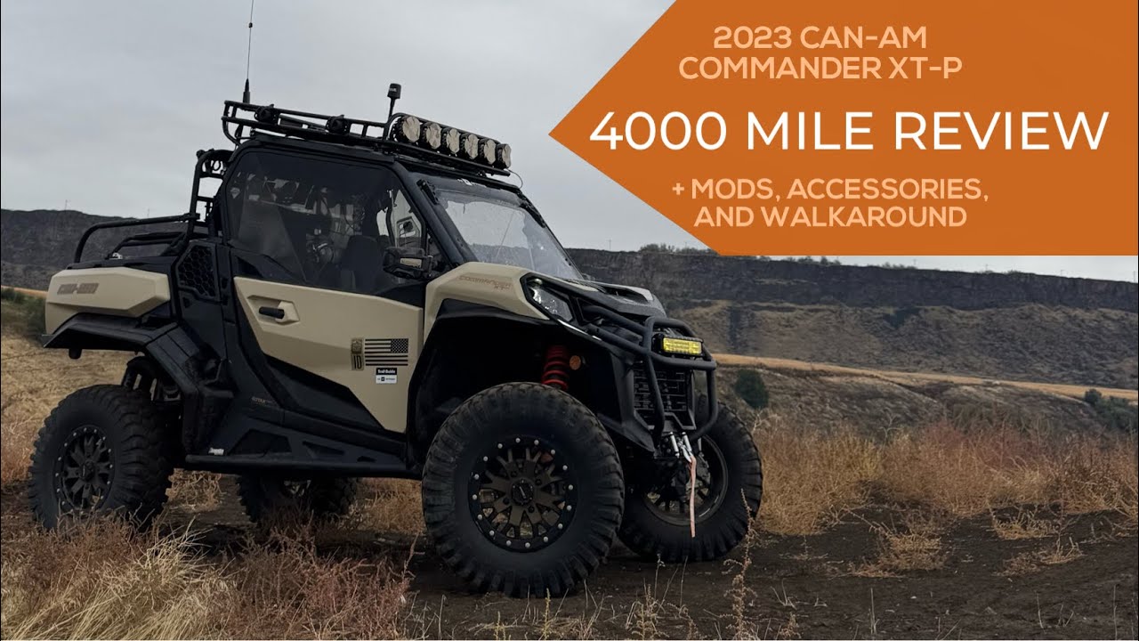 4000 Mile Can-Am Commander Update and Walk Around - YouTube