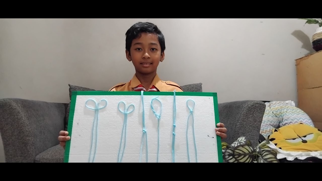 Membuat 6 Simpul dasar dalam pramuka - YouTube