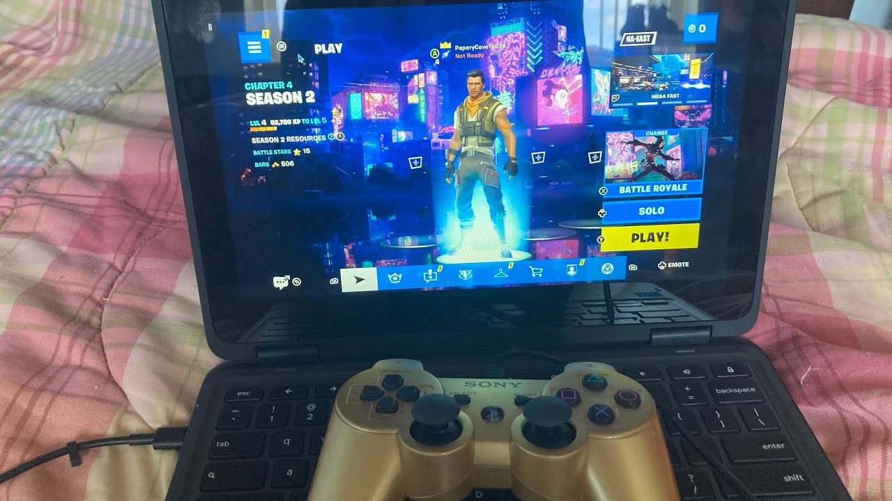 How to play fortnight on a Chromebook!!! 100% real - YouTube
