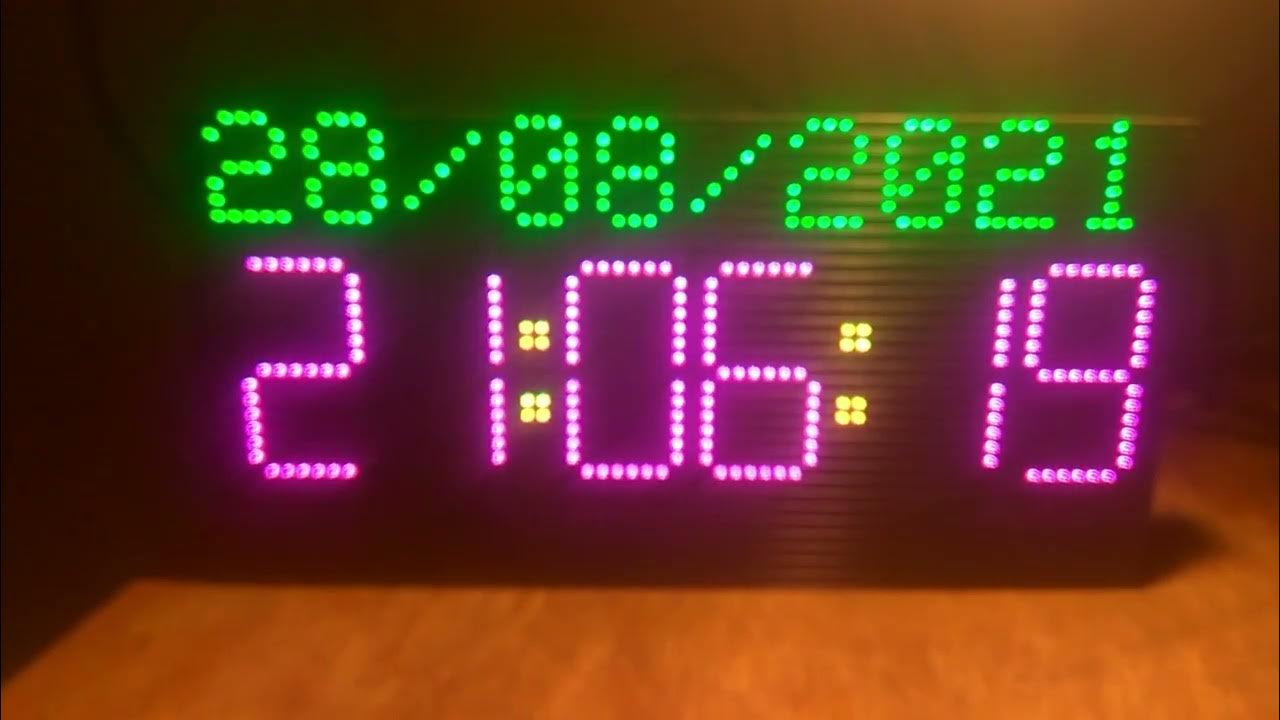 ESP32 Morphing Clock WIFI - YouTube