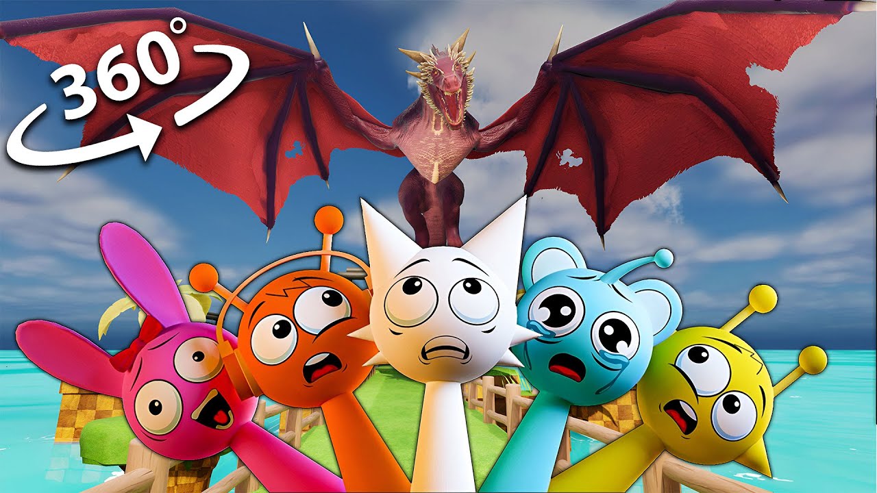 Incredibox Sprunki Escape Challenge in VR | Dragon vs Sprunki: The ...