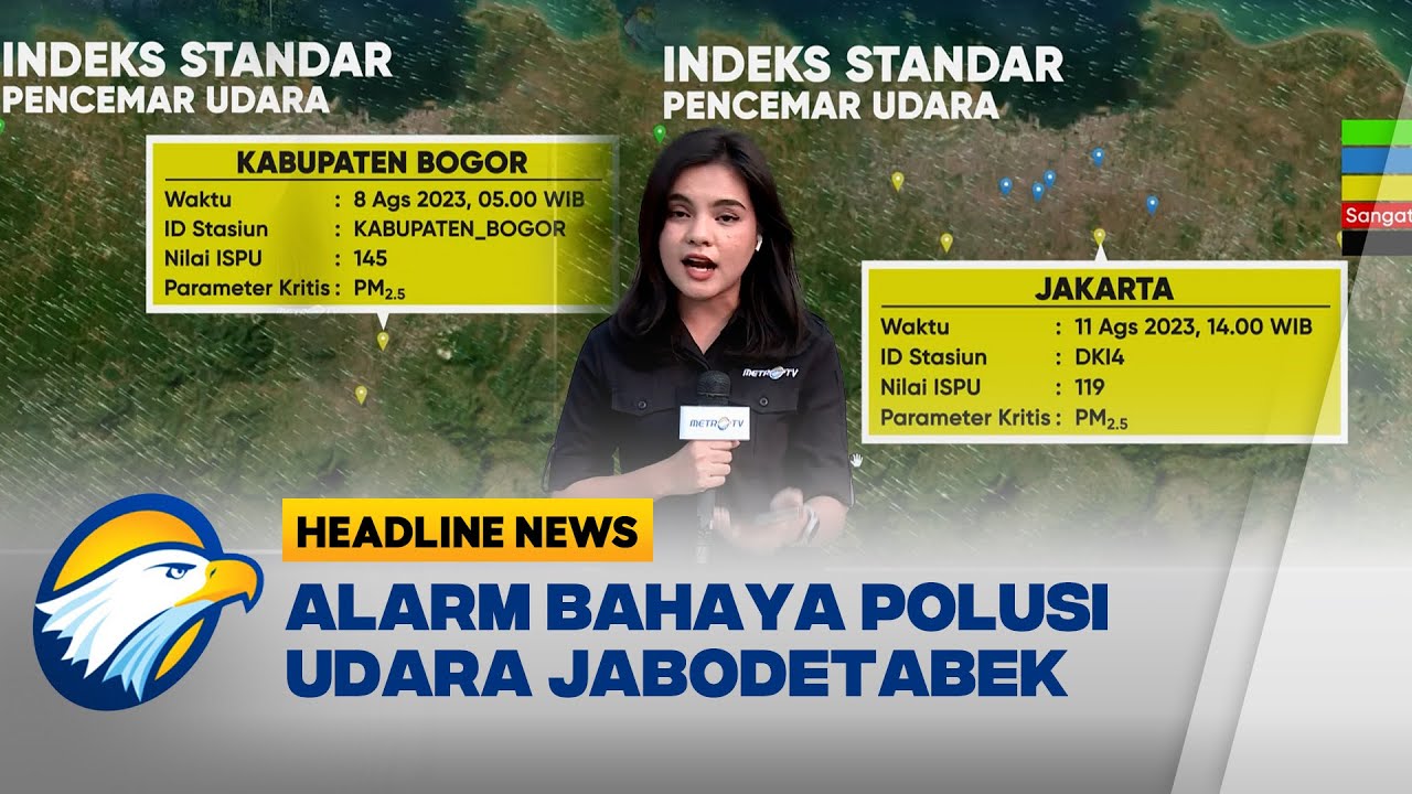 Ini 6 Daerah di Jabodetabek dengan Kualitas Udara Terburuk - YouTube