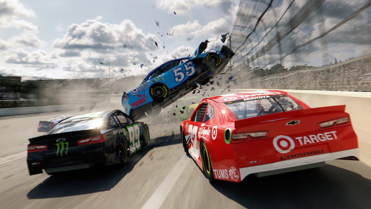 BeamNG's BEST Nascar Mod is still absolutely INSANE... - YouTube