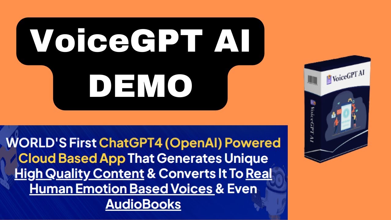 VoiceGPT AI Demo 2023 - Generate & Sell Unlimited Content, Voices ...