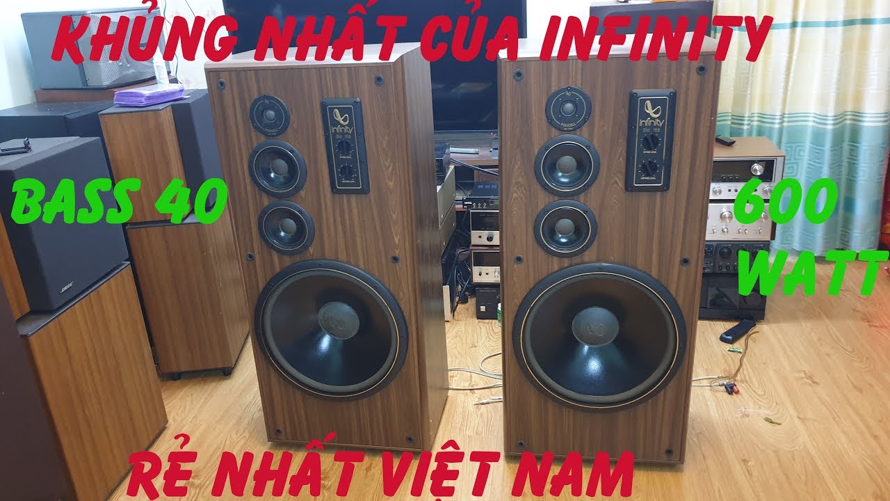 đôi loa khủng nhất 4 tấc đời cuối cùng INFINITY sm 155,GIÁ RẺ NHẤT VIỆT ...