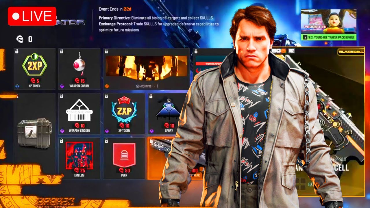 Black Ops 6 TERMINATOR EVENT FREE REWARDS UNLOCKED!!! - YouTube