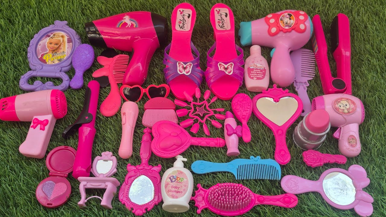 2 Minutes satisfying with relaxing asmr Barbie playset house unboxing ...
