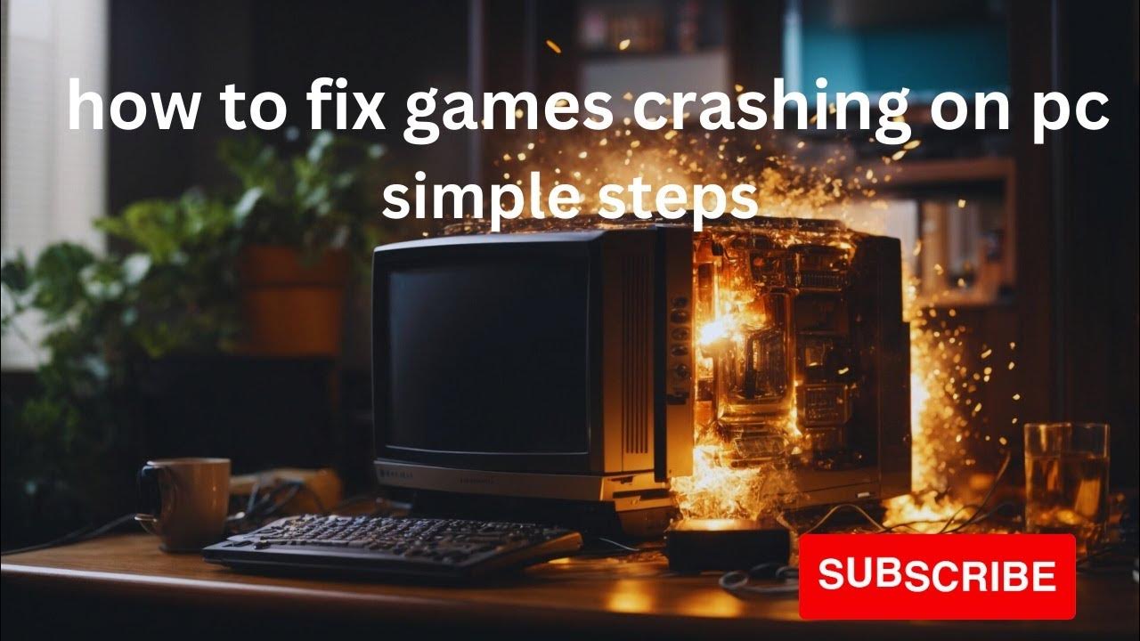 how to fix games crashing with simple steps - YouTube