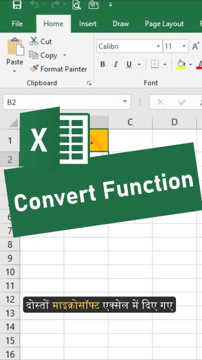 🖥️ Excel Convert Function 📏🔄 Convert Units Easily! - YouTube