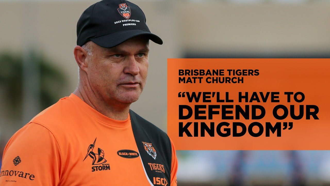 Brisbane Tigers coach Matt Church - YouTube