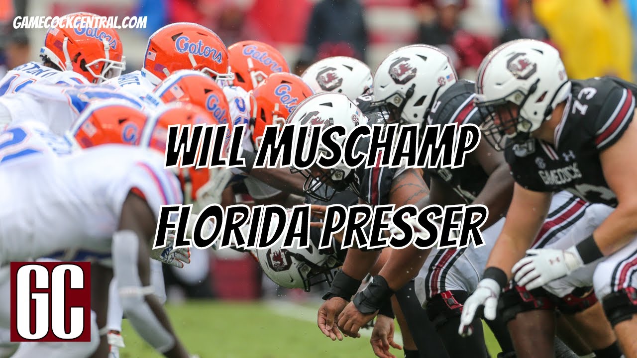 Will Muschamp - Florida Preview, South Carolina Gamecocks - YouTube