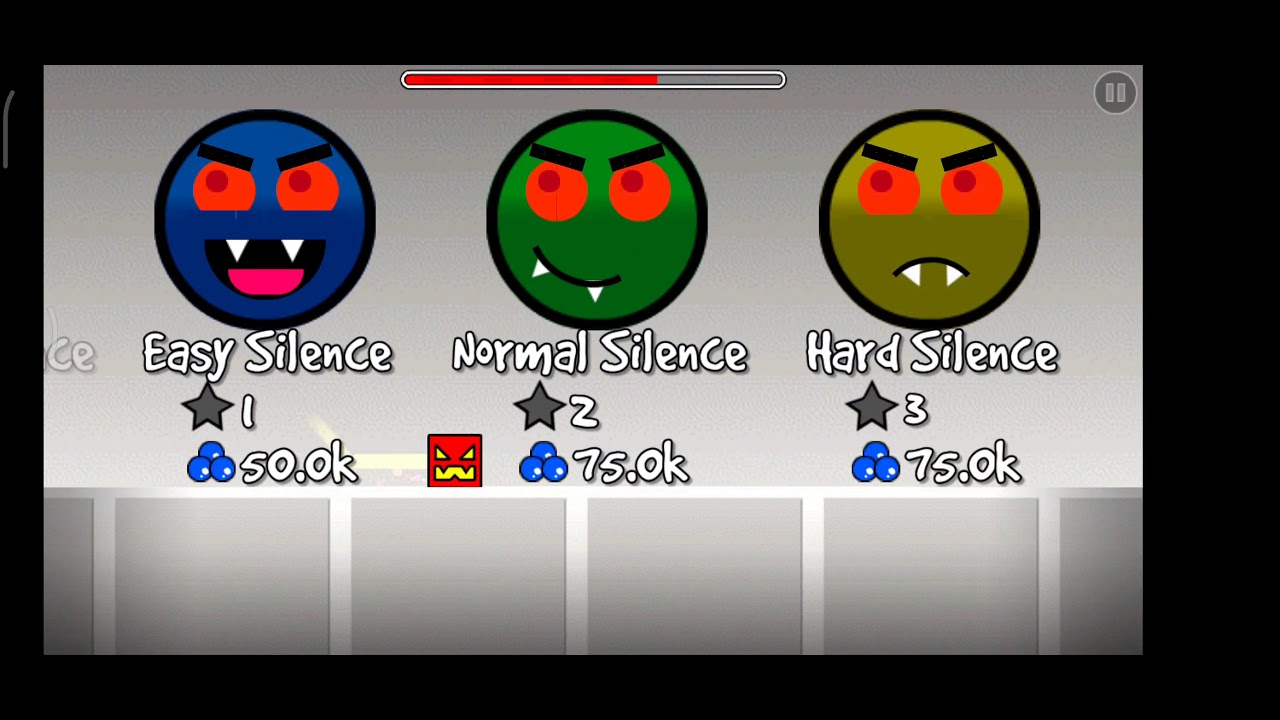 full of faces all dificulties geometry dash - YouTube