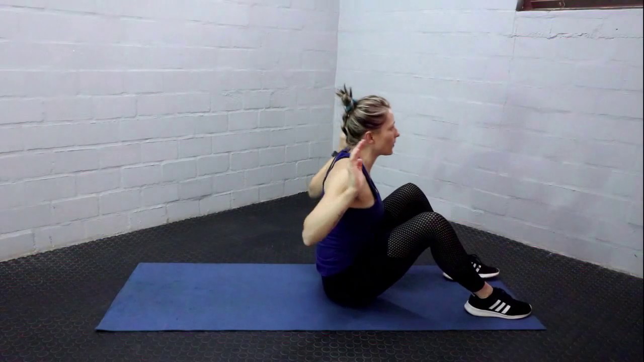 Butterfly sit-up - YouTube