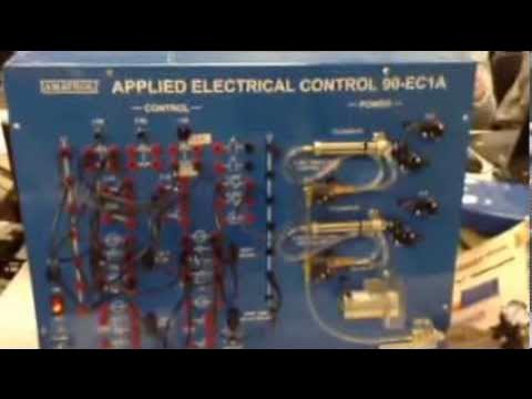 Electronic Logic Trainer Continuous-Cycle Cylinder Reciprocation Circuit - YouTube