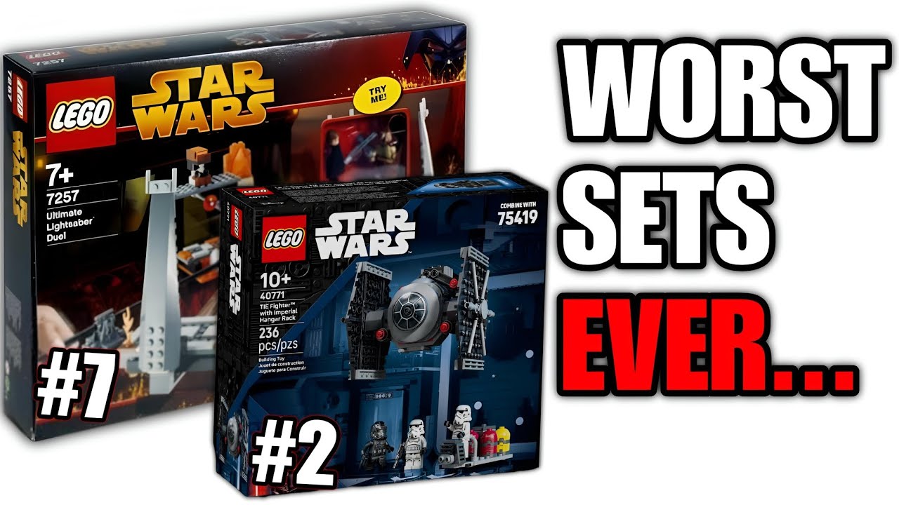 The 8 WORST LEGO Star Wars Sets Of All Time! 🥀💔 - YouTube