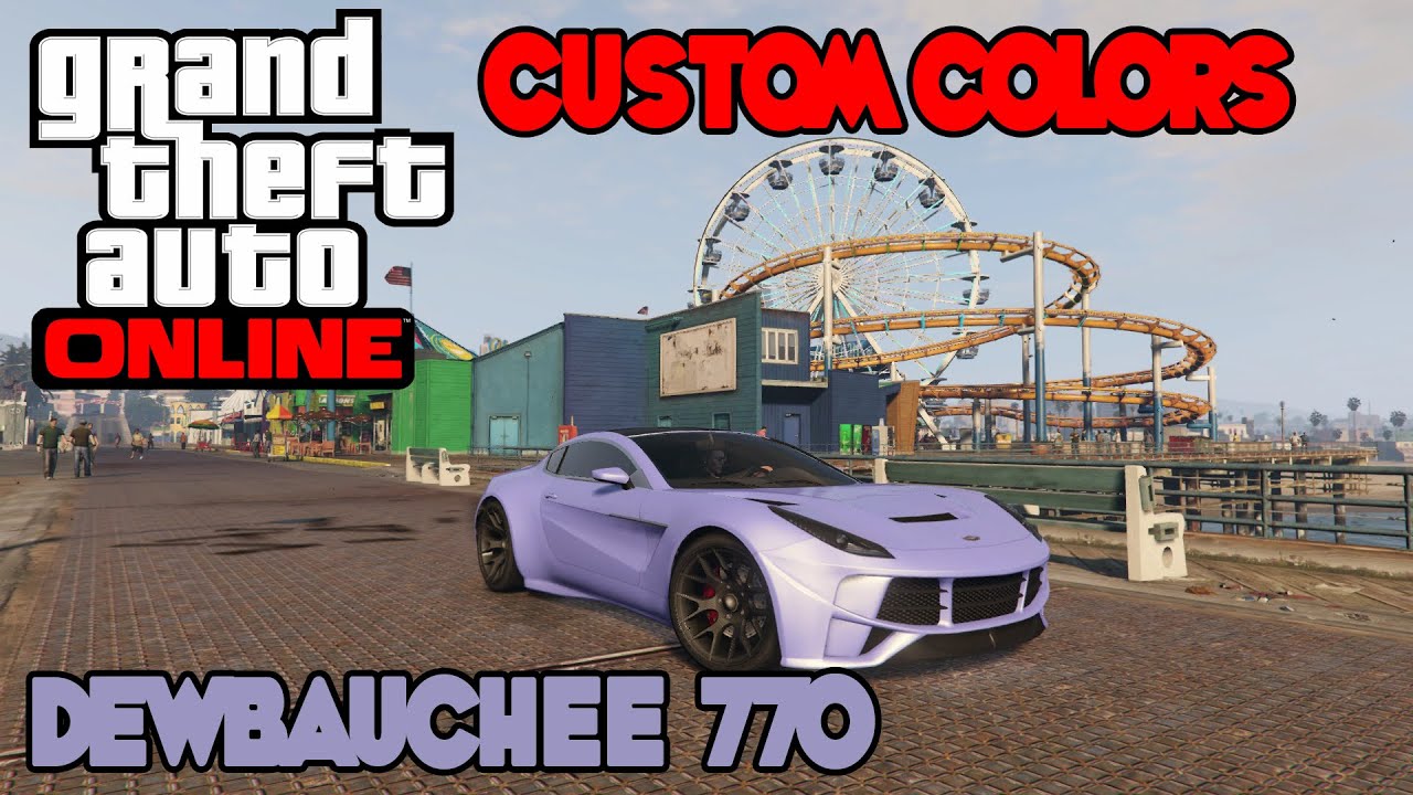Dewbauchee 770; Custom Paintjobs - YouTube