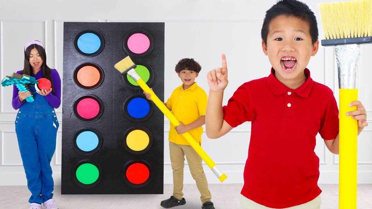 Kaden’s Superhero Magic Color Adventure with Eric & Emma! - YouTube