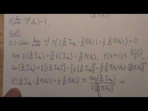 Erdos-Renyi Lemma: Extension of the 2nd Borel-Cantelli Lemma - YouTube