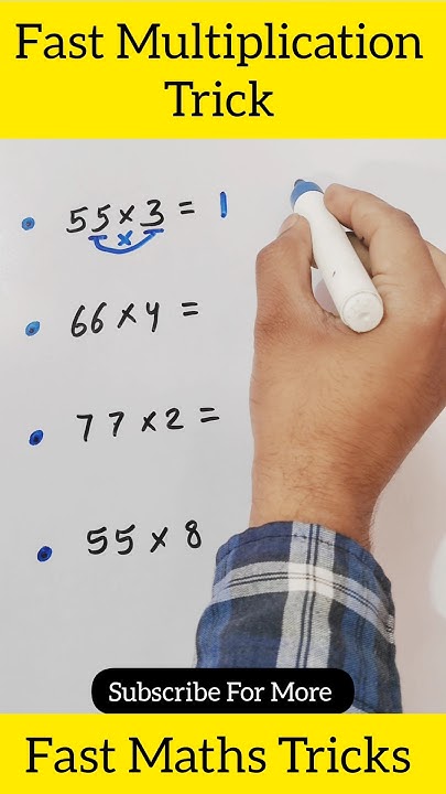fast Multiplication Trick| fast multiply hack 😍#maths #tricks #multiplication #shorts - YouTube