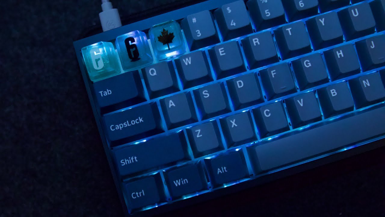 Operation Black Ice: Rainbow Six Siege Custom Keyboard - YouTube