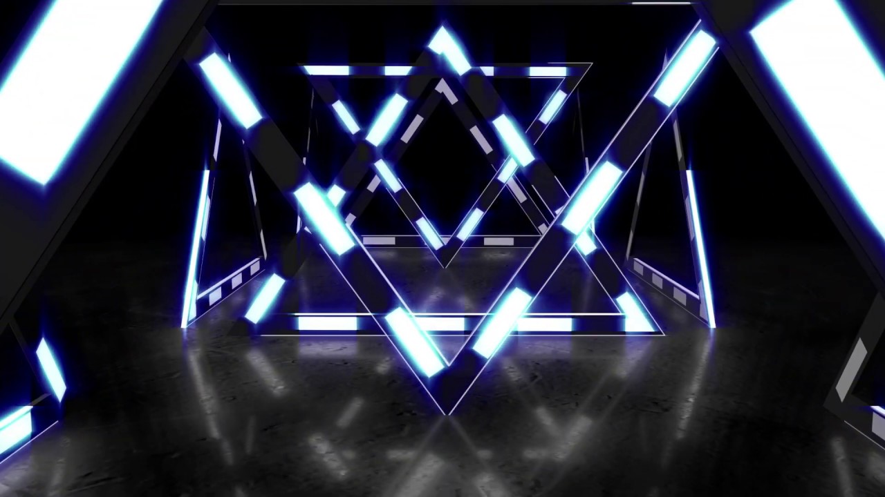 Triangle light effect movement - YouTube