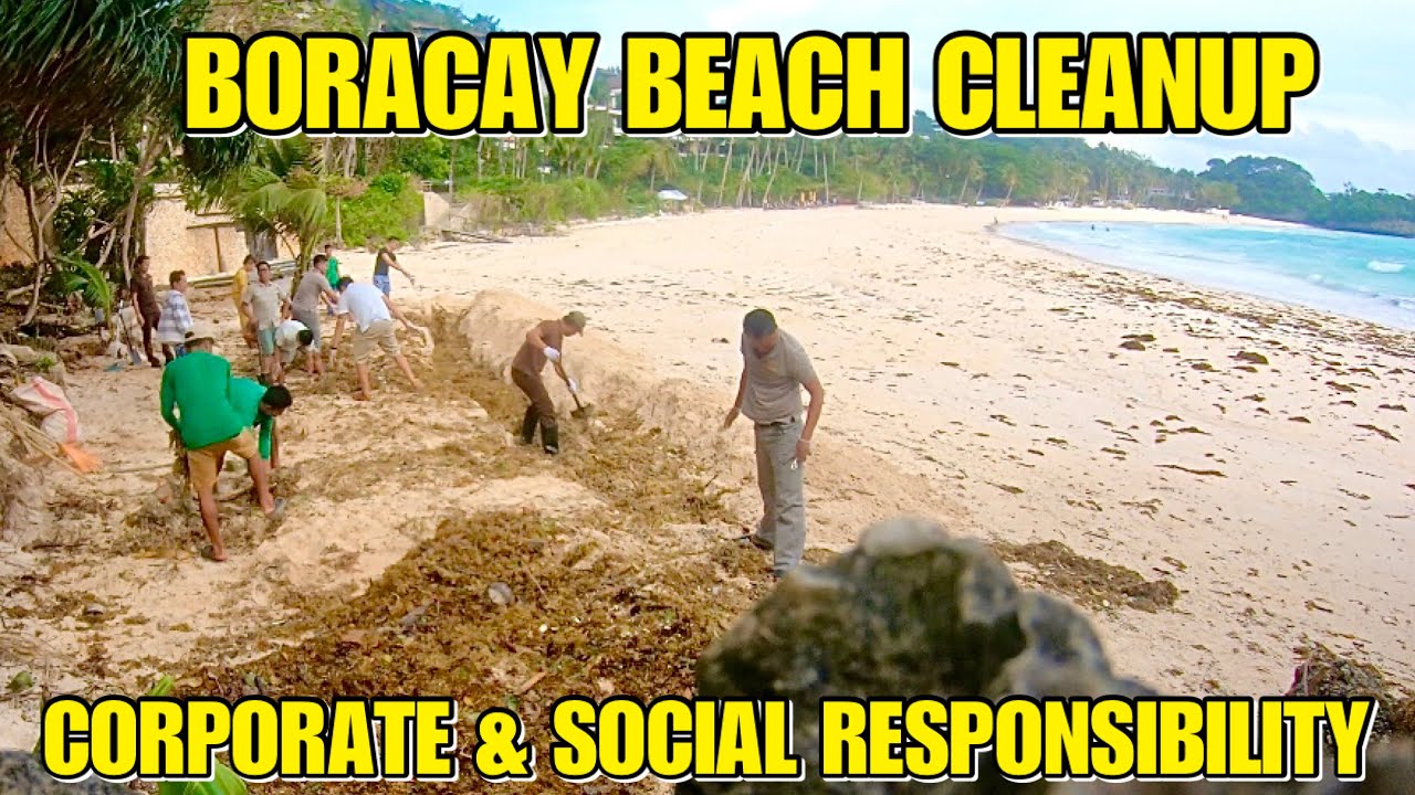 BORACAY TODAY- BEACH CLEAN UP- AUGUST 1, 2023 - YouTube