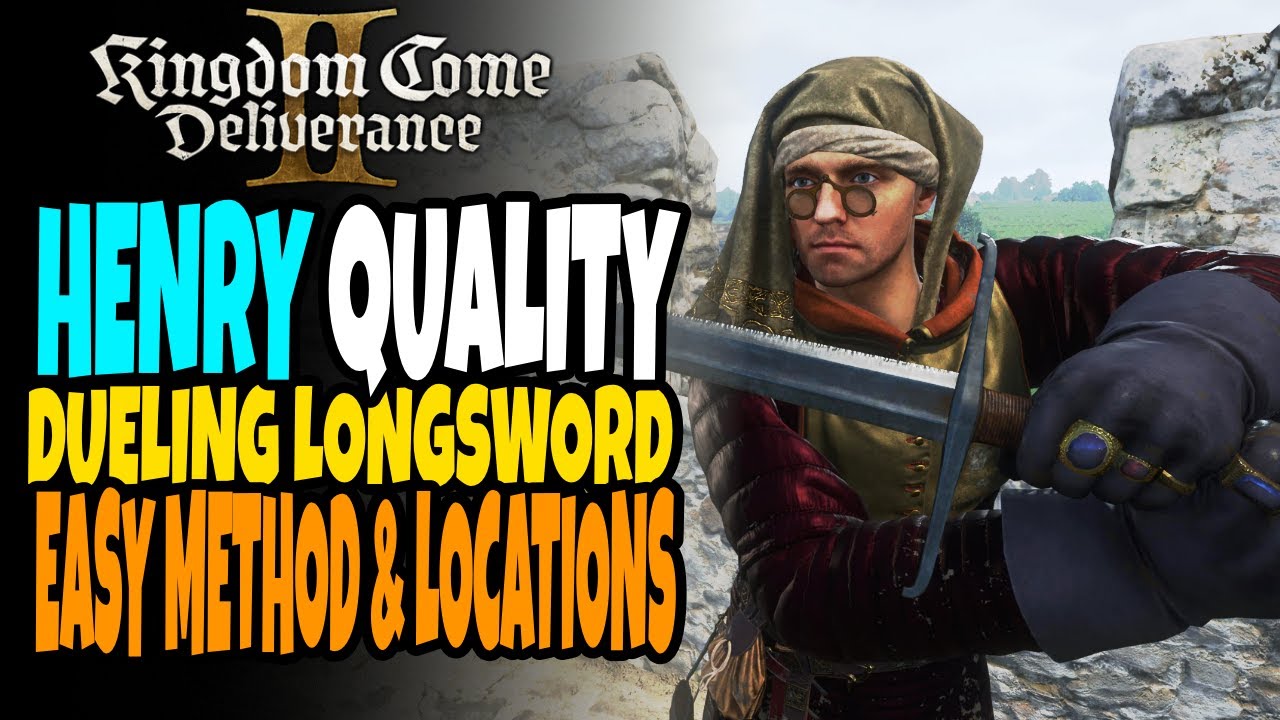 Kingdom Come Deliverance 2 Henry Quality Dueling Longsword Cheese ...