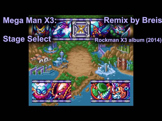 Mega Man X3 Select Screen