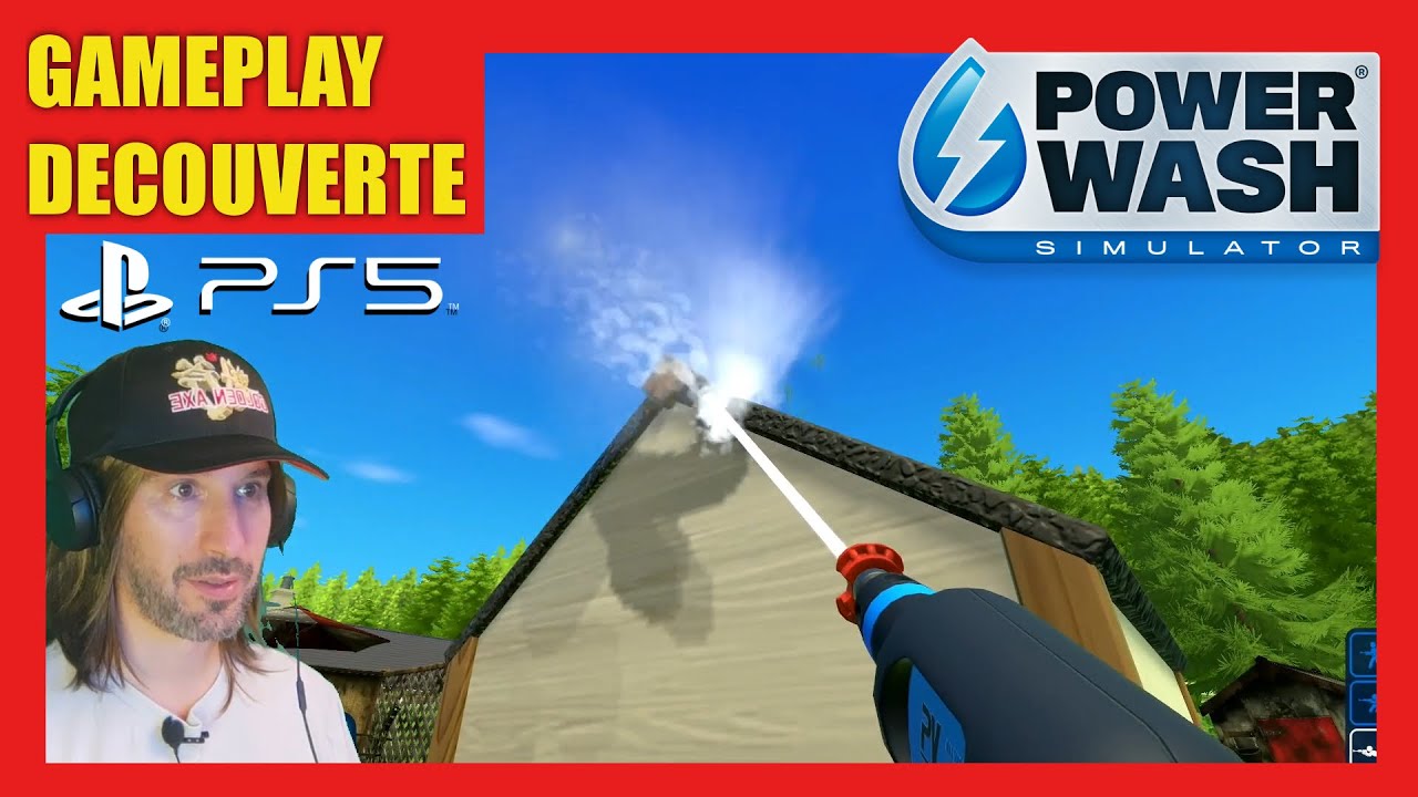 POWERWASH SIMULATOR PS5 - GAMEPLAY DECOUVERTE - YouTube