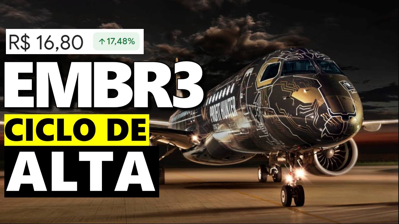 EMBR3: EMBRAER DECOLA EM 2023? SUPER CICLO DE ALTA (DIVIDENDOS PODEM ...