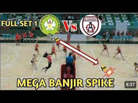 SET 1 MEGAWATI HIGHLIGHT SCORE.Manisa vs Altinordu