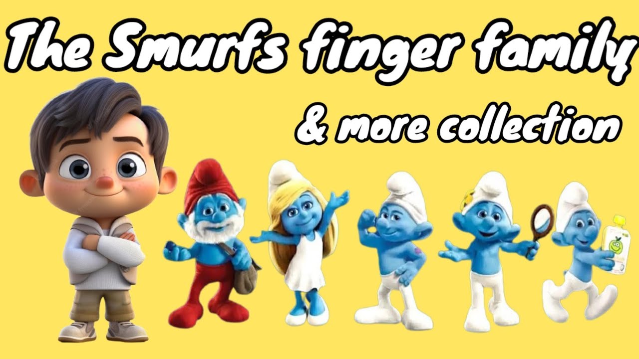 Smurfs Finger Family Song | Top 05 Smurfs Finger Family Collection ...