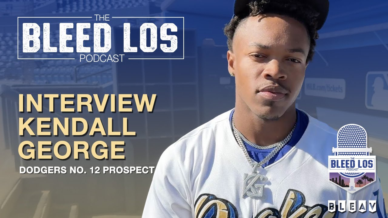 Interview Dodgers No.12 Prospect Kendall George at Rancho Cucamonga ...