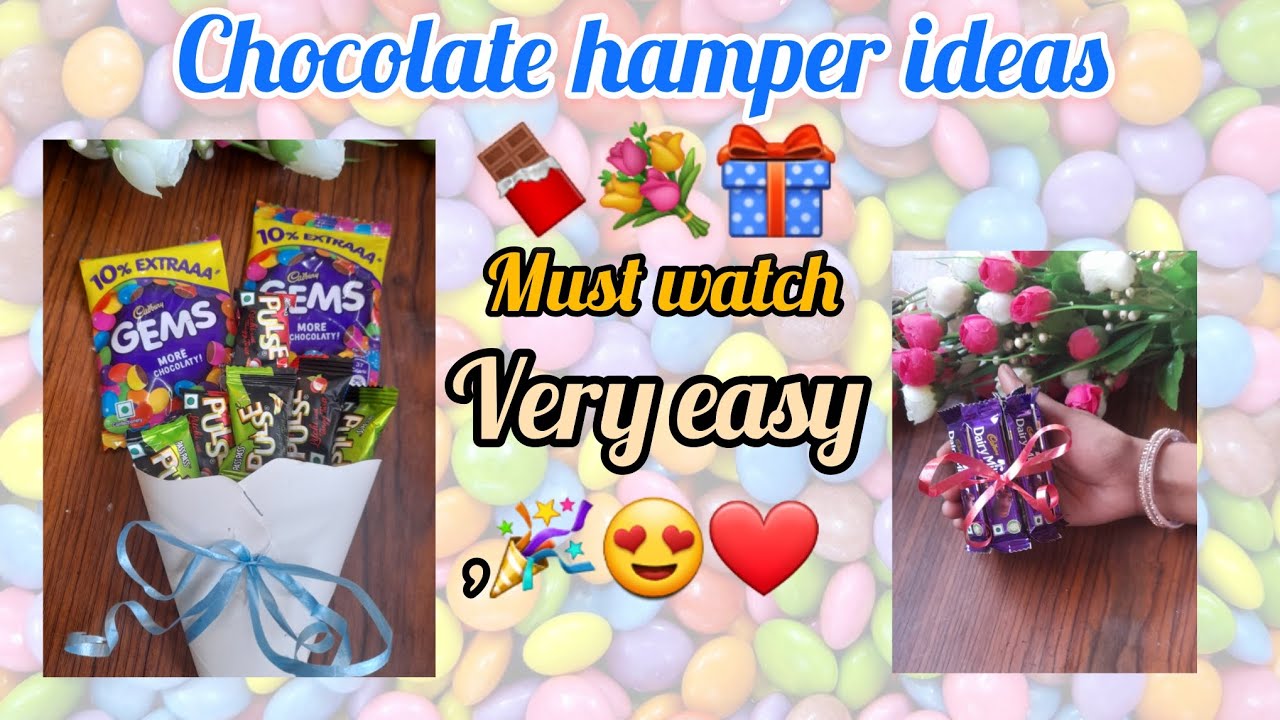 DIY Chocolate Hamper: Easy Assembly & Creative Gift Ideas - YouTube