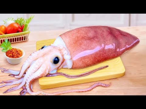 Must Try Miniature Seafood Squid Recipe 🦑 Easy Cooking Methods By Petite Cooking 🦑