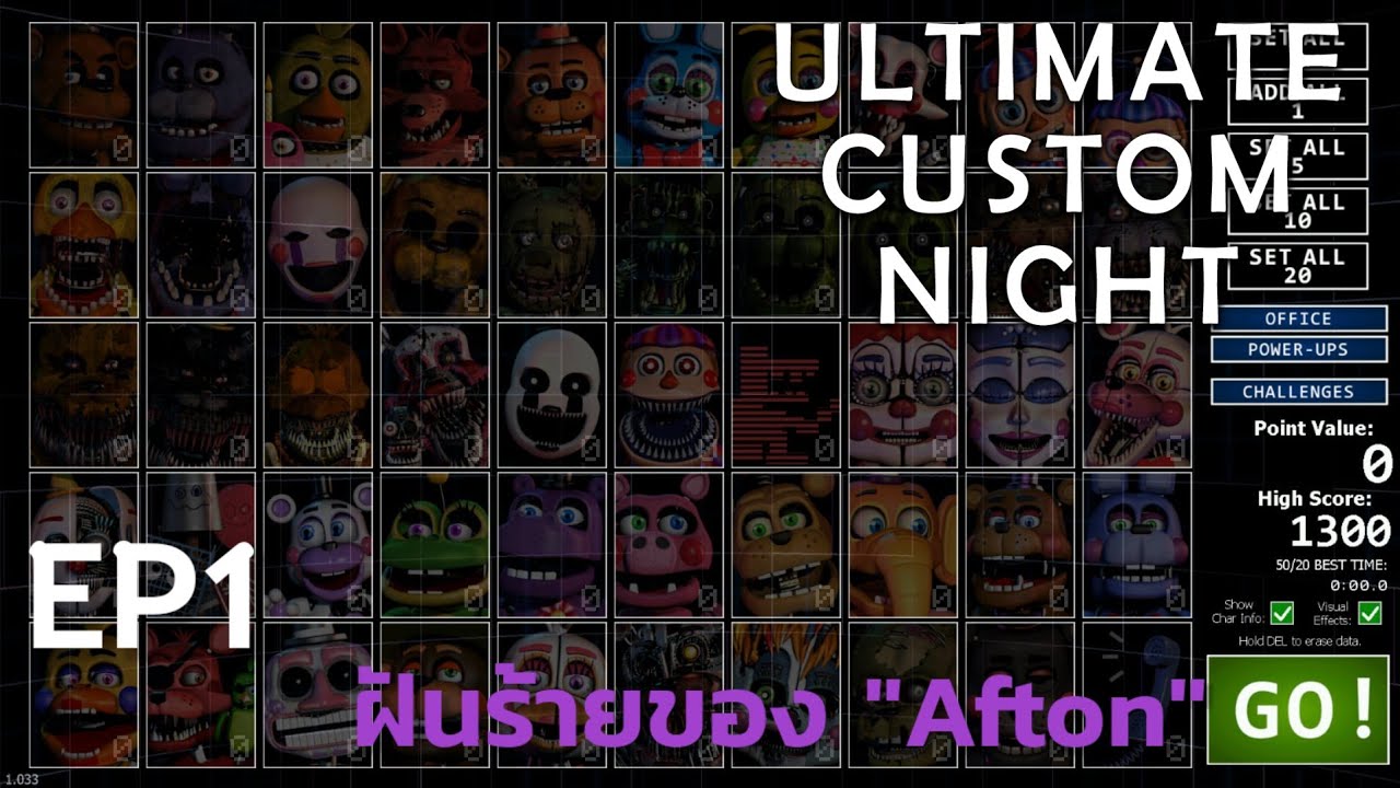 Ultimate Custom Night EP1 ฝันร้ายของ "Afton" - YouTube