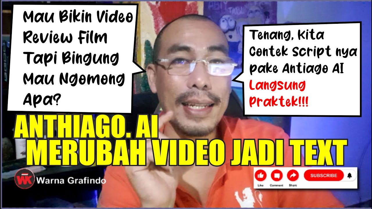 CARA MERUBAH VIDEO YOUTUBE MENJADI TEXT TRANSKRIP TANPA APLIKASI - YouTube