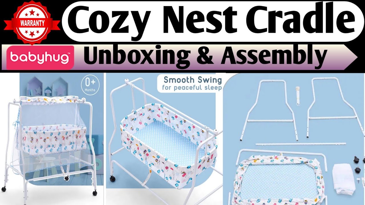 Babyhug Cozy nest Cradle Assembly by Firstcry | Best Cradle for kids ...